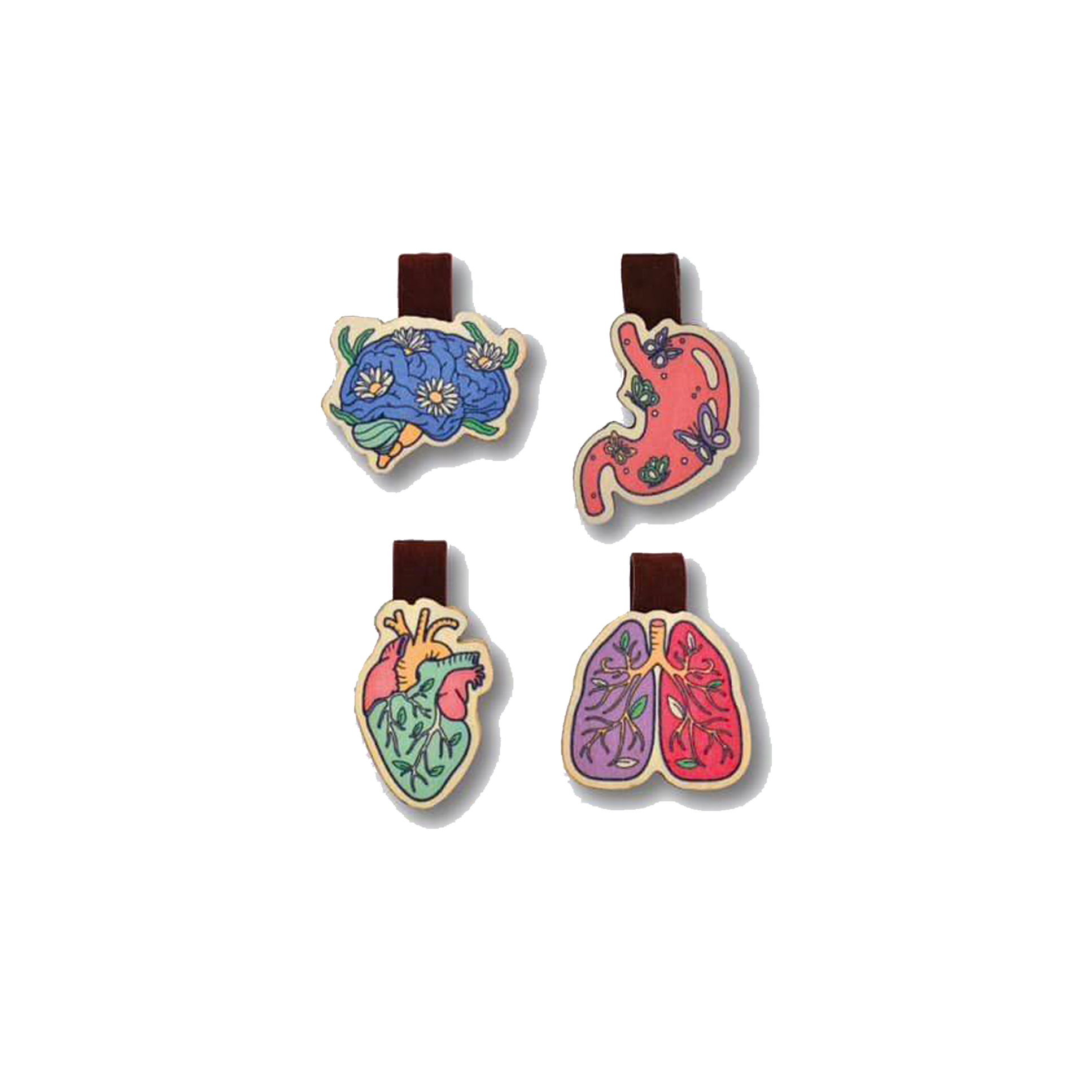 Bookmark set 4 - ORGANS COLLECTION