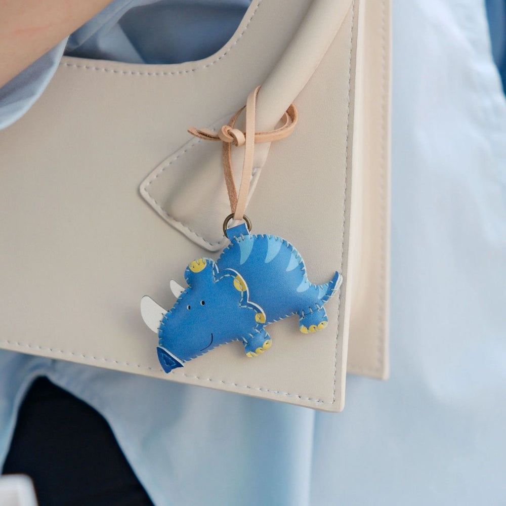 T-Rex Dinosaur Collection | Leather Bag Charms & Keychains