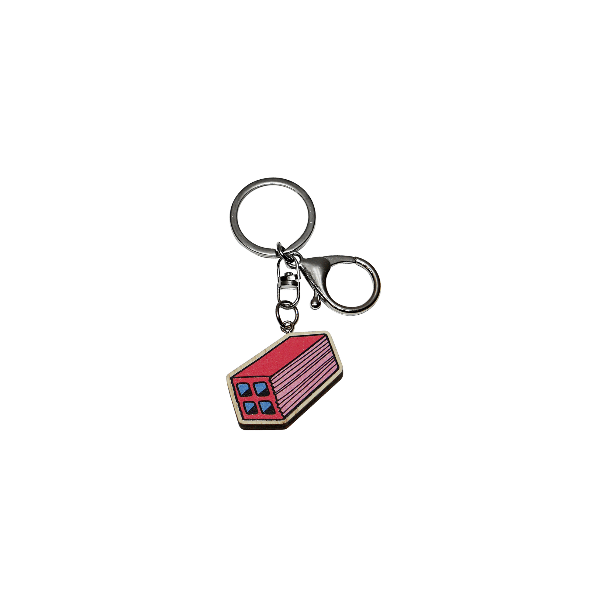 Móc khóa gỗ - Wooden keychain - Banhmi