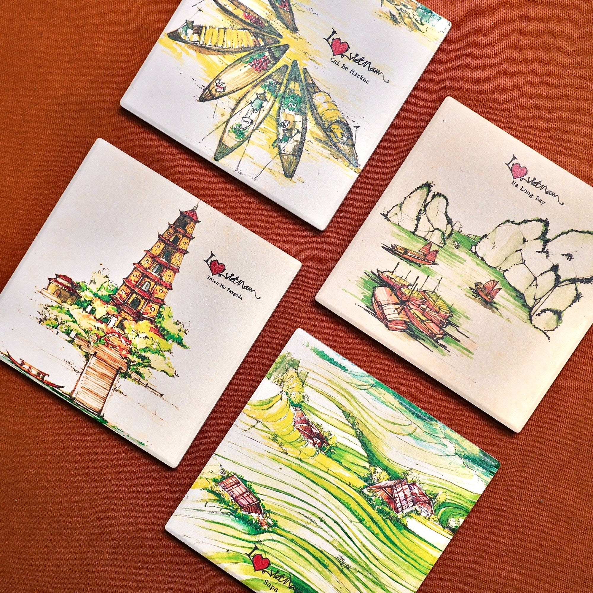 BST Lót Ly Việt Nam - Vietnamese Coasters Collection