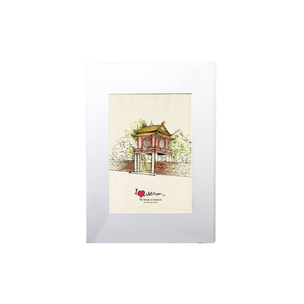 Poster Văn miếu Quốc Tử Giám